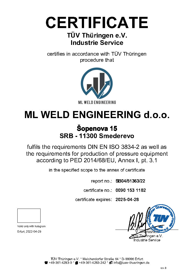 ML Weld Engineering | ML Weld Engineering EN